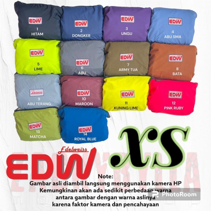 Jual Jas Hujan Edelweiss Original Ukuran XS, S, M, L, XL, XXl, XXXL, XXXXL - XS | Shopee Indonesia