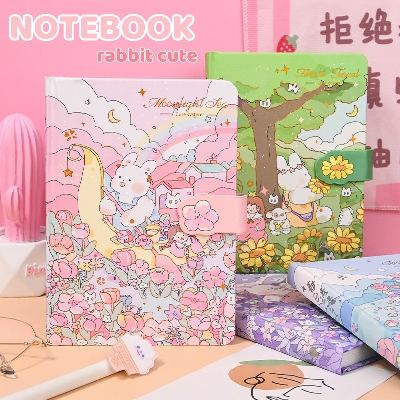Jual Notebook Rabbit Cute A5 Jurnal Diary/Buku Tulis Karakter Lucu ...