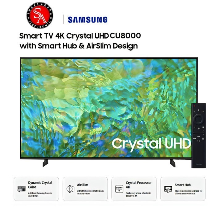 Jual Led UHD Smart TV 43 Inch Samsung Type: 43CU8000 (Khusus Daerah ...