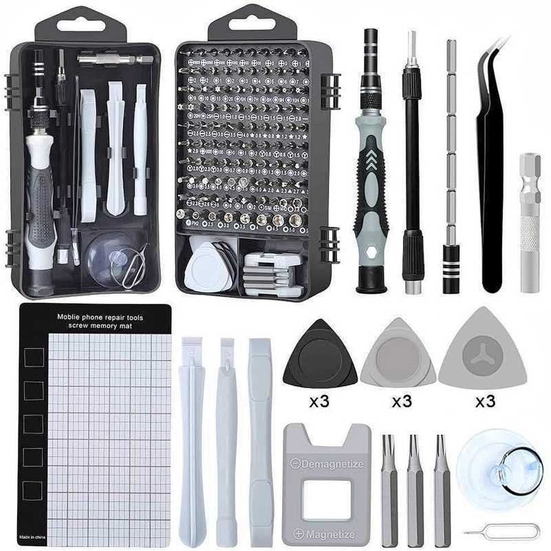 Jual Obeng Set 115 In 1 Tool Kit Set Kotak Reparasi Service HP Kamera PC Laptop Jam Tangan ...