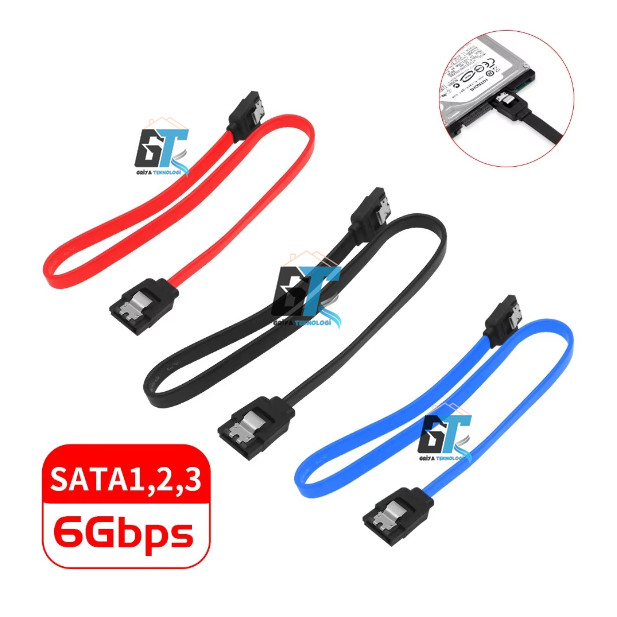 Jual Kabel Data SATA Hardisk / HDD 3.0 untuk HDD/SSD | Shopee Indonesia