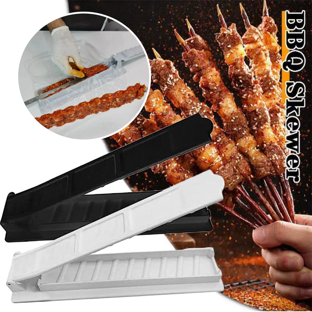 Jual Kebab Maker BBQ Meat Skewer Barbecue Skewer Mold Reusable Turkish ...