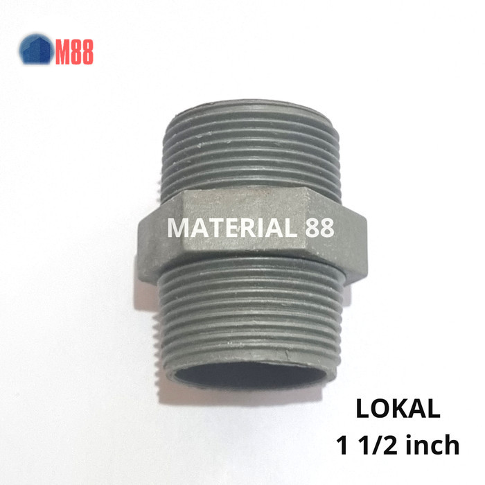 Jual Double Nepple 1 1/2 inch LOKAL AW PVC - Dobel Nepel Neple Nipple | Shopee Indonesia