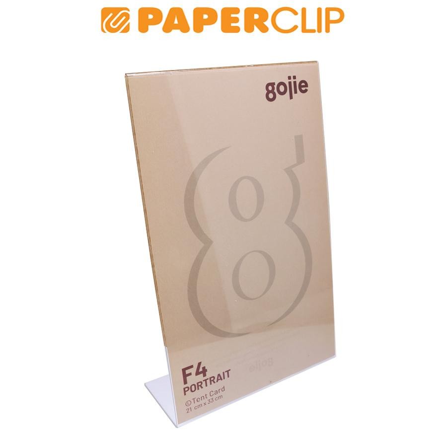 Jual ACRYLIC HOLDER / AKRILIK BROSUR GOJIE L F4 POTRAIT | Shopee Indonesia