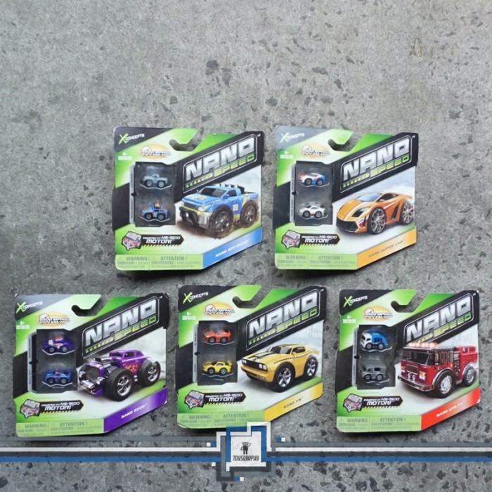 Jual Nano Speed 2 Pack Car Micro Wheels Speeds Fast Refill Spin Master ...
