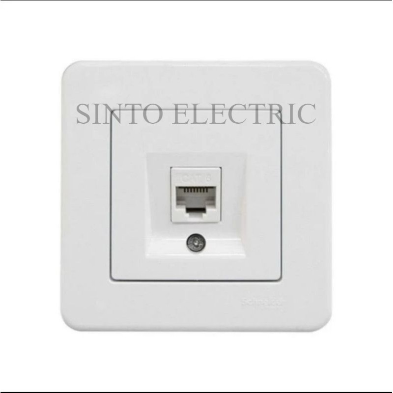 Jual Schneider Leona Outlet Cat6 Stopkontak Data Cat6 LEONA | Shopee ...