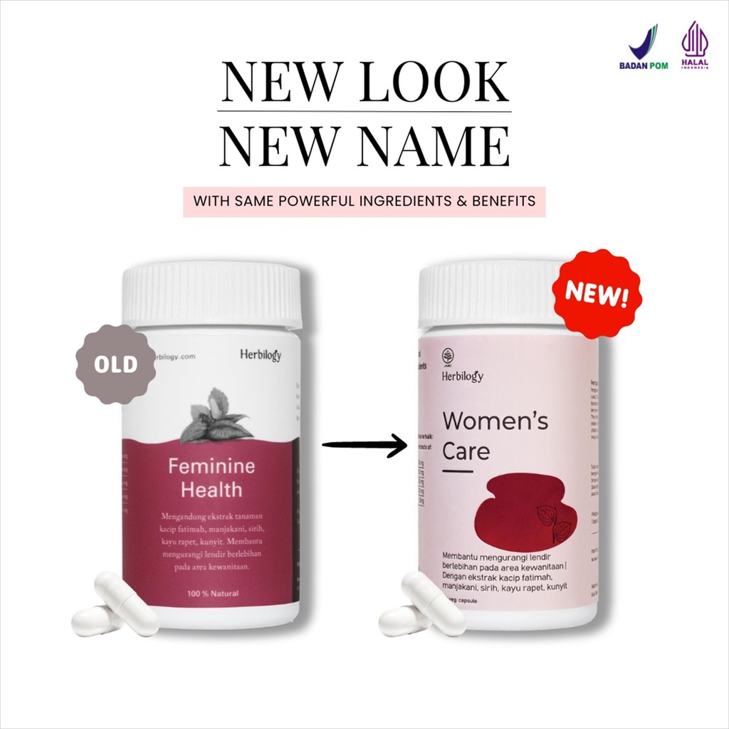 Jual Herbilogy Woman's Care Feminine Health 60 Caps untuk Keputihan ...