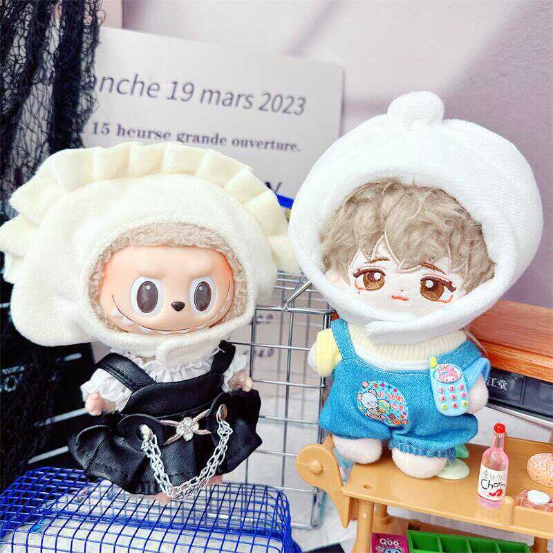 Jual 10cm Cute Baozi Dumpling Headcover Hat Kawaii Doll Clothes White ...
