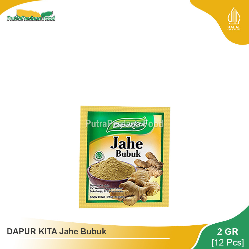 Jual DAPUR KITA Jahe Bubuk 2gr (12 Pcs) | Shopee Indonesia