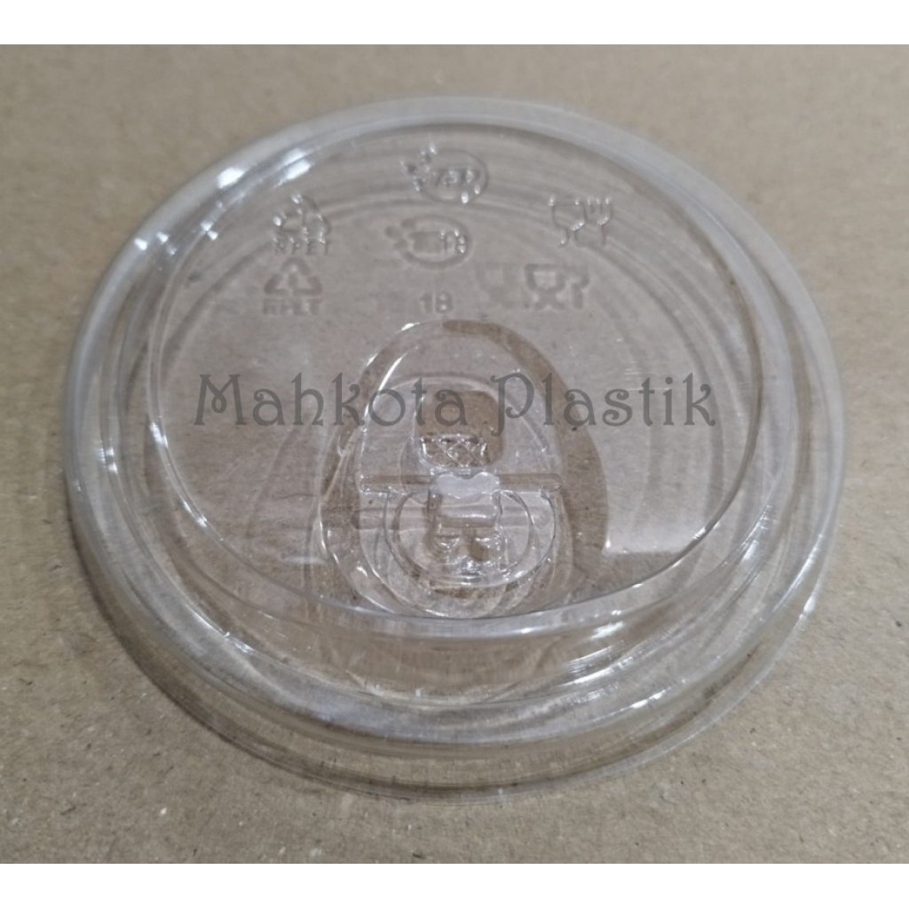 Jual Tutup Gelas Plastik Strawless Sippy Lid TP isi 50pcs | Shopee ...