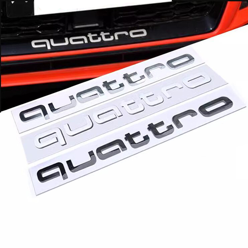 Jual Car Sticker Front Bumper Shovel Logo Decals For Au Quattro A3 A4 ...