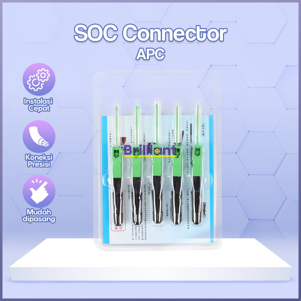 Jual [TERBARU] 1Pack/5Pcs Splice On Connector SOC SC/APC Untuk ...