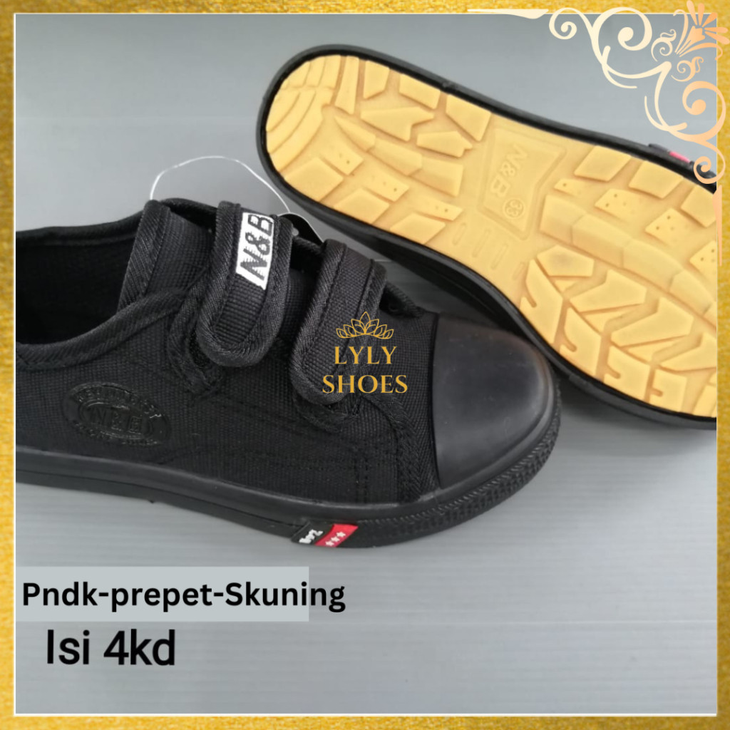 Jual Sepatu Karet All Gender Sepatu Sekolah Model Pndk-Prepet-Skuning ...