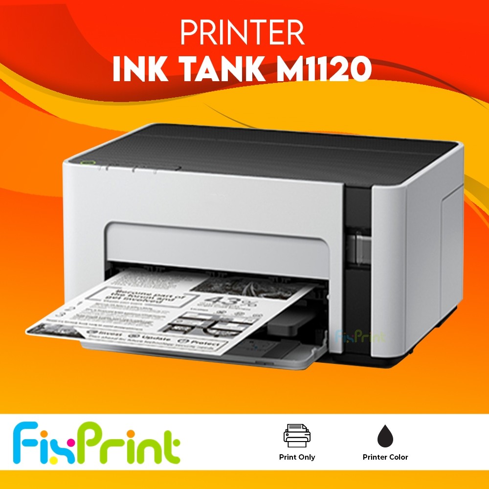 Jual Printer Eco Tank M1120 M 1120 Monochrome Pengganti M1110 M100 M200 ...
