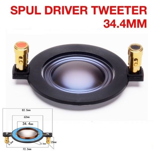 Jual 44 Core Spul Tweeter Titanium Film Binding Post Gold / Spol Voice ...