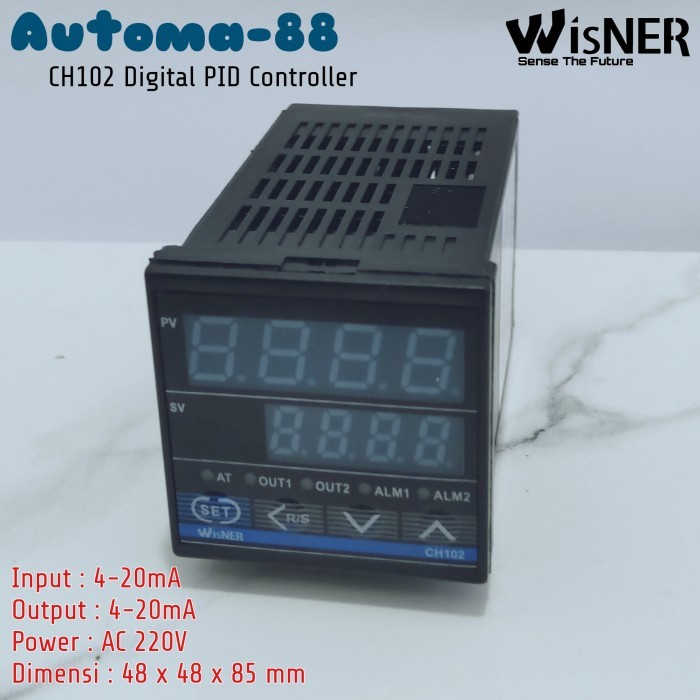 Jual MF99 Wisner CH102 AC 220V Digital PID Process Controller Indicator analog input 4-20mA ...
