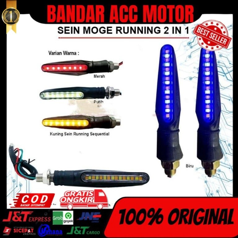 Jual LAMPU LED SEIN RUNNING SEN 2 WARNA SENJA SEIN MODEL MOGE ...