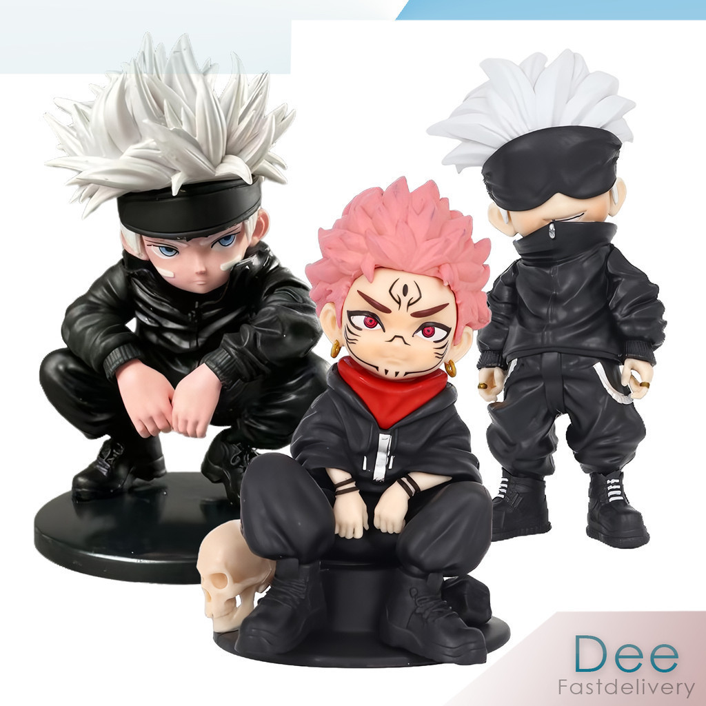 Jual Gojo Satoru Ryomen Sukuna Q version Jujutsu Kaisen Action Figure ...