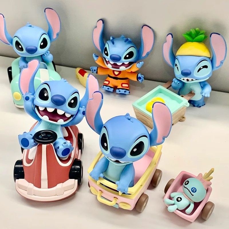 Jual Miniso Kawaii Mystery Box Disney Stitch Lilo & Stitch Tour Series ...
