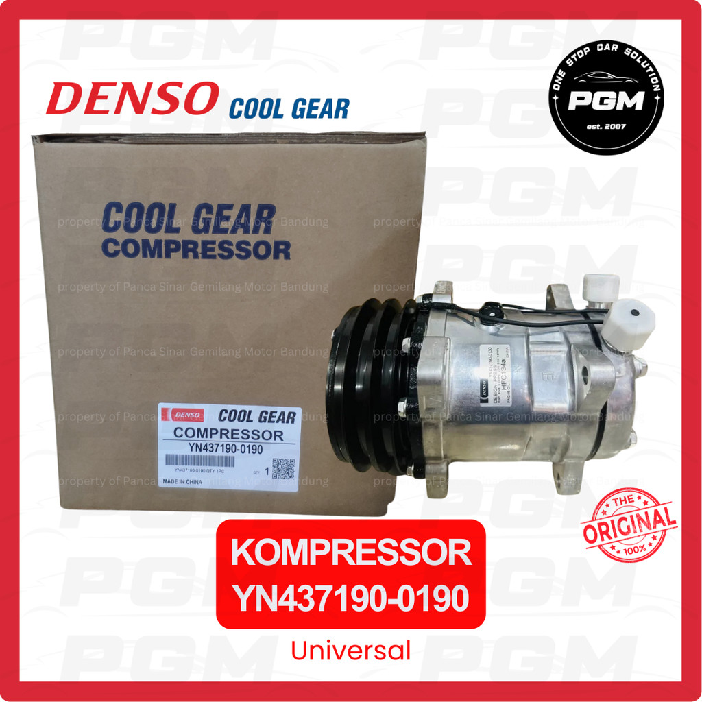 Jual Kompresor Compressor AC Mobil Denso Coolgear Original (Sanden 507) 437190-0190 | Shopee ...