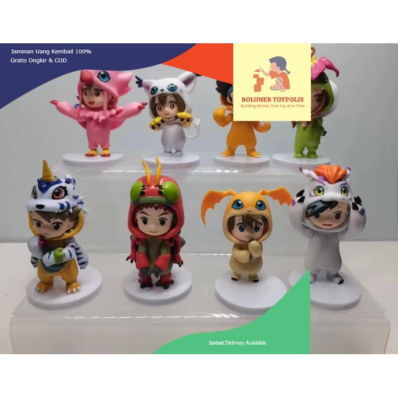 Jual Digimon Adventure Action Figure Set Digimon First Generation ...