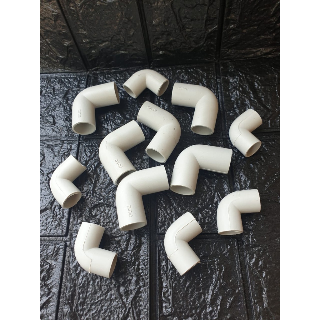 Jual Sambungan Pipa L BOW 20mm / Sambungan pipa L BOW 5/8 / Sambungan ...