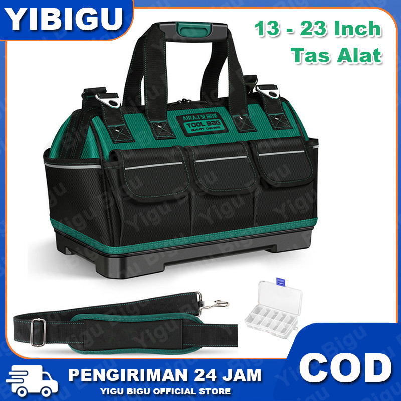 Jual COD Tool Bag 13 - 23 Inch Kain Oxford Tebal Tas Alat Perkakas Kuat ...