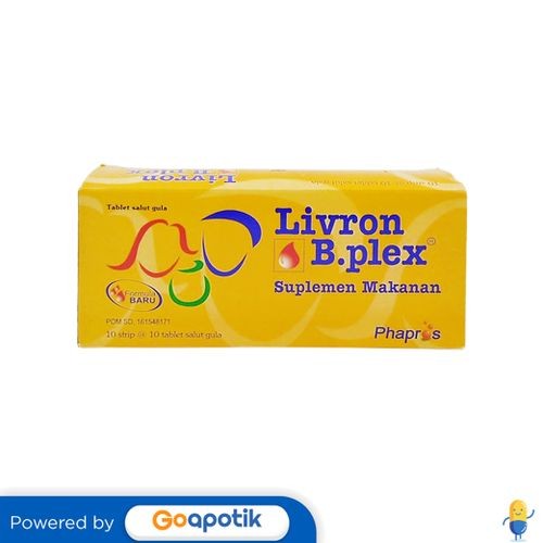 Jual Livron B Plex Box 100 Tablet | Shopee Indonesia
