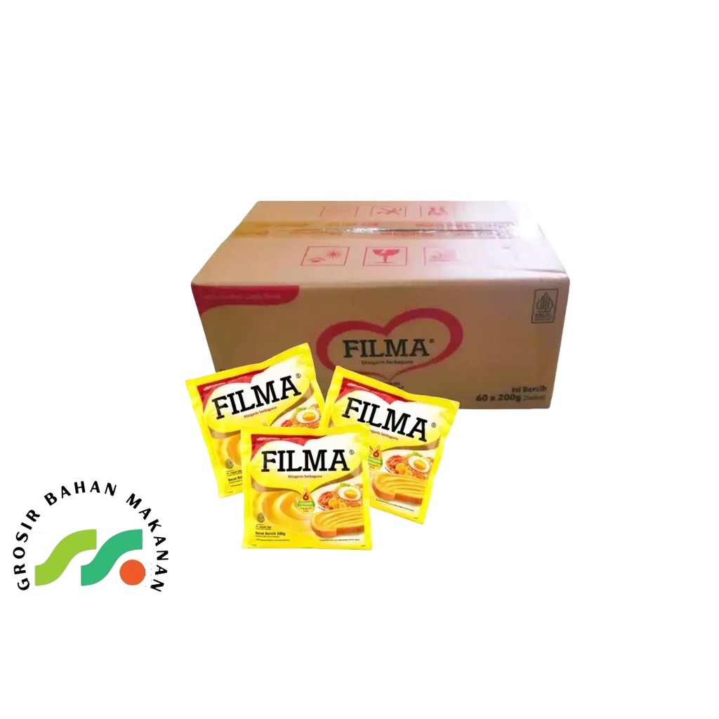 Jual FILMA MARGARIN SERBAGUNA 200 GR PER DUS - FILMA MENTEGA | Shopee ...