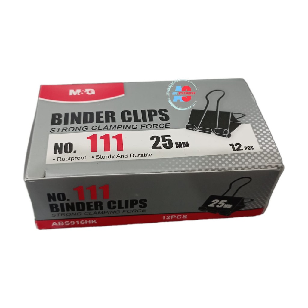 Jual BINDER CLIP 111 M&G ( 12 PCS ) | Shopee Indonesia