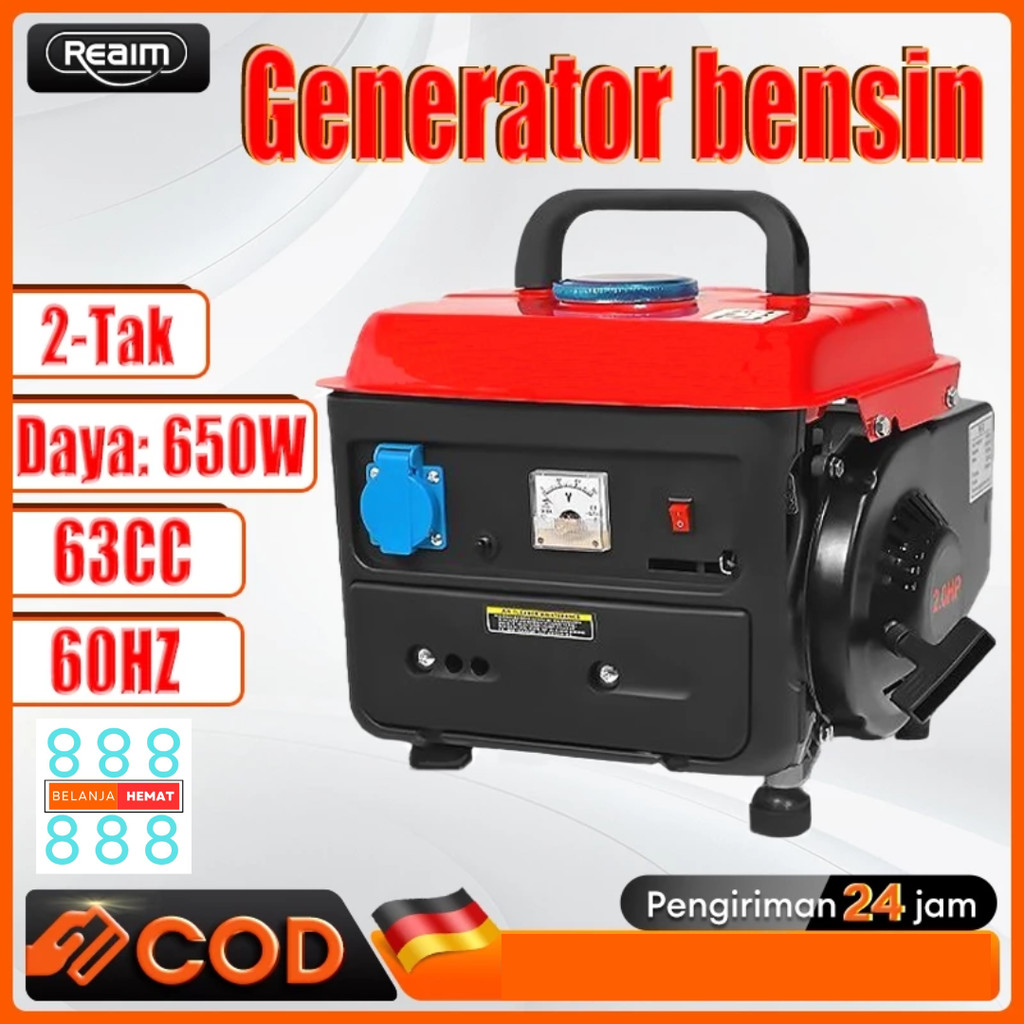 Jual Genset 2400 2000 Watt Mesin Generator Bensin - Genset Listrik ...
