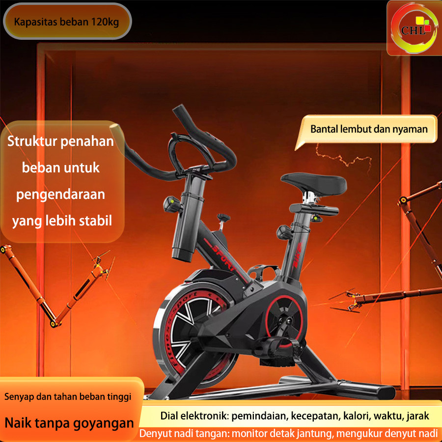 Jual Sepeda Spin Bike Magnetic - Super Senyap, Pembakar Lemak & Bentuk ...