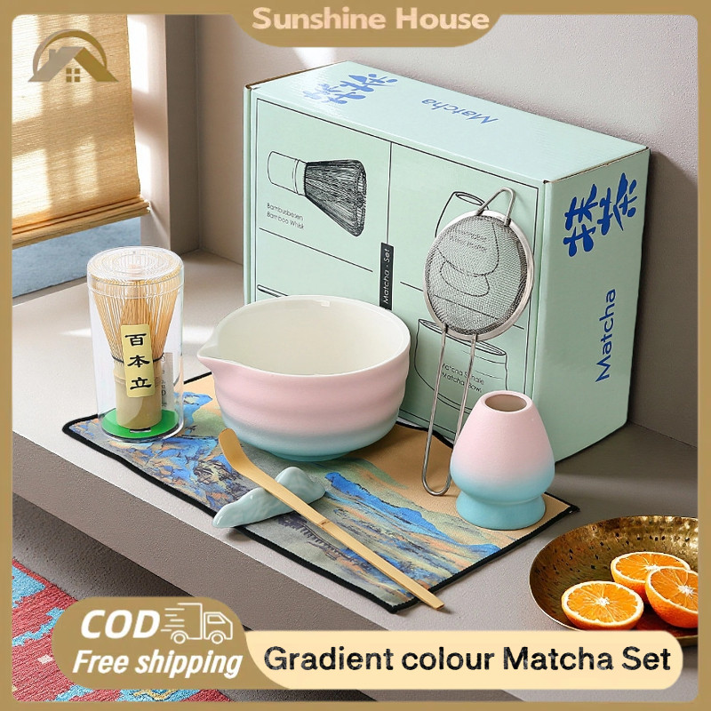 Jual NWE Gradient colour Matcha Set / Pengaduk Matcha Bambu / japanese ...