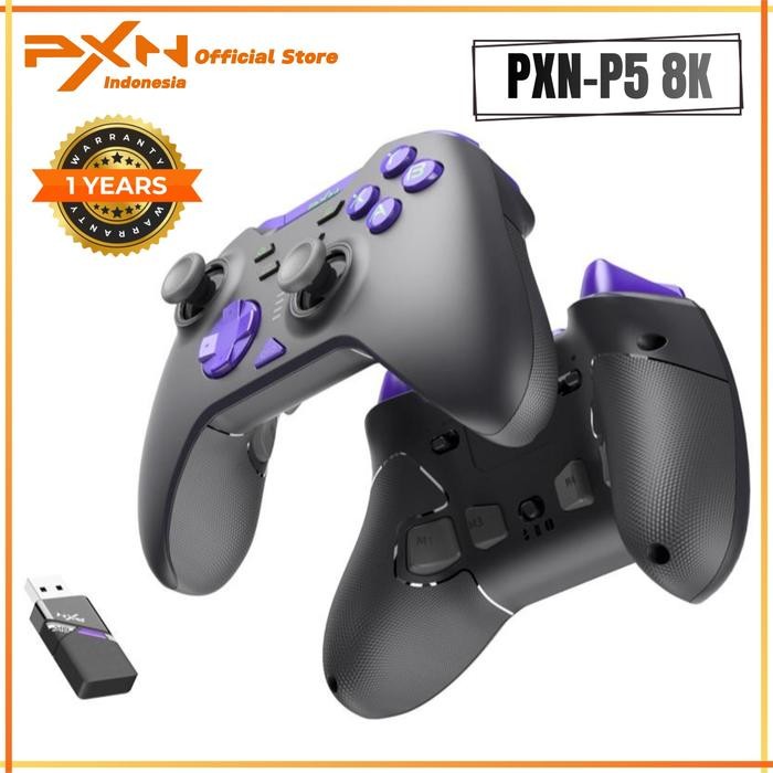 Jual PXN PXN-P5 8K Gamepad Three Mode Wireless Controller dengan Joystick KSG Generasi Ketiga ...