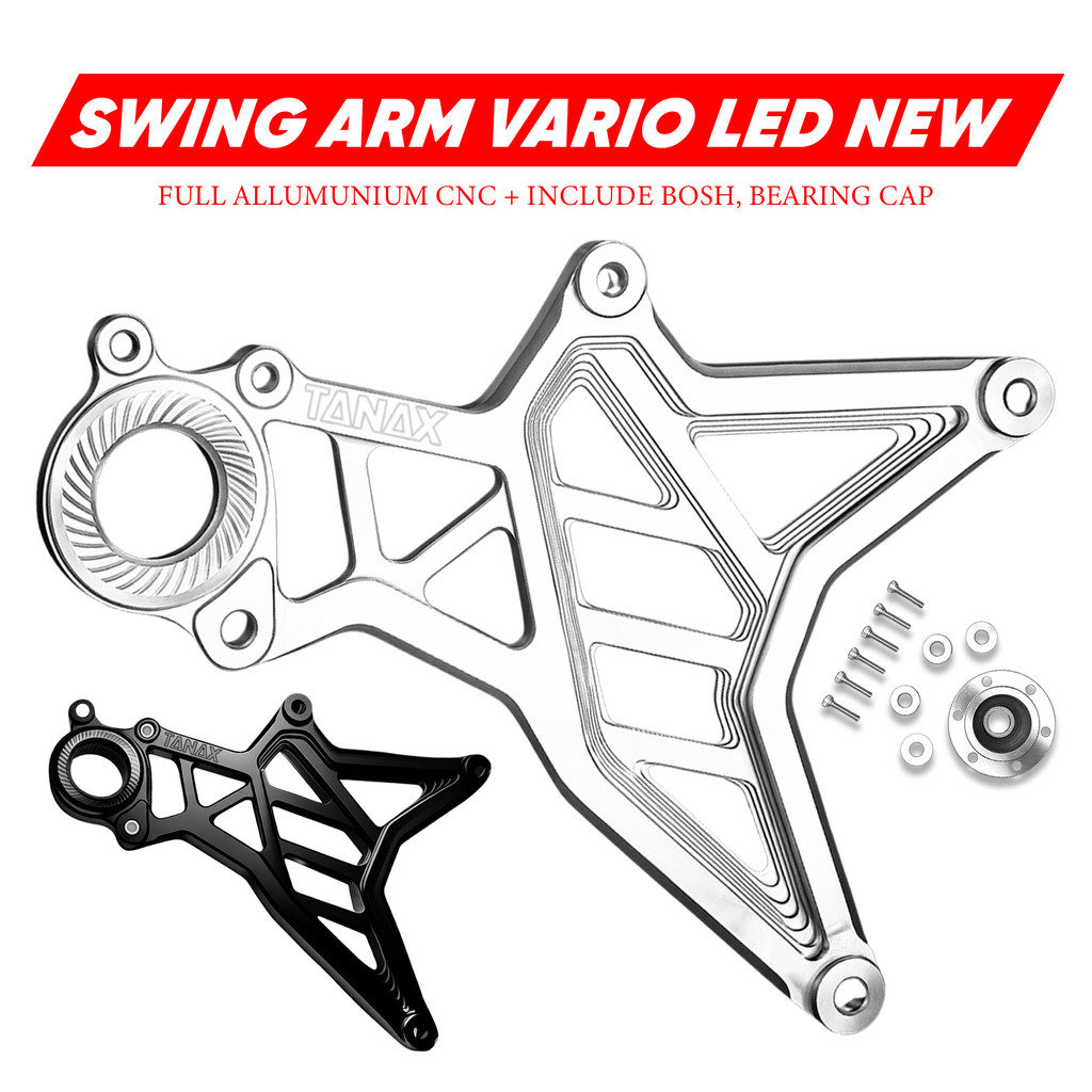 Jual Swing Arm Vario 125 150 LED Full CNC Chrome Hitam Cocok Double ...