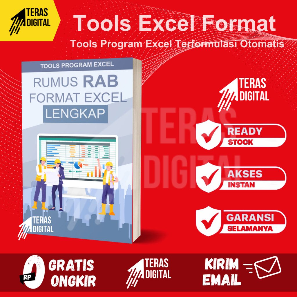 Jual TOOLS RAB OTOMATIS EXCEL - Aplikasi Perhitungan Rencana Anggaran Biaya Pembangunan Rumah ...