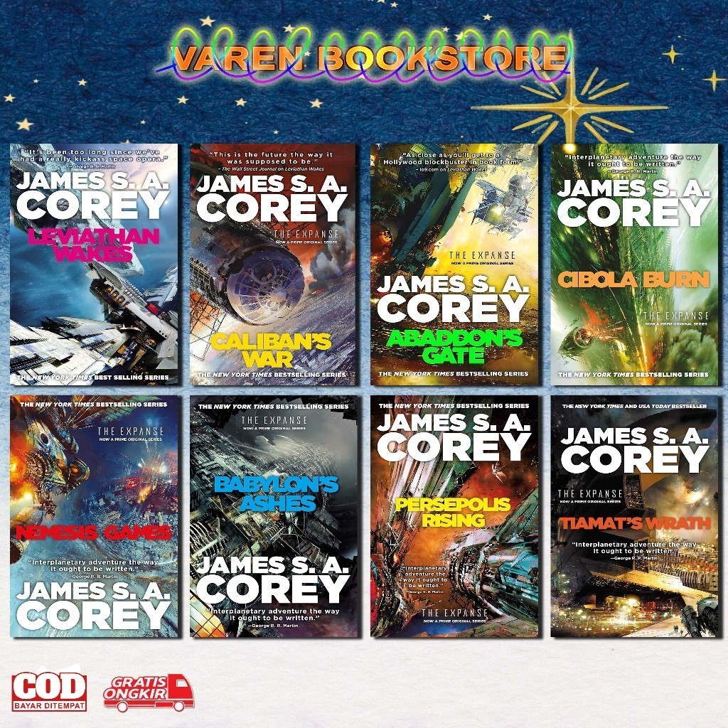Jual Leviathan Wakes - Caliban's War - Abaddon's Gate - Cibola Burn ...