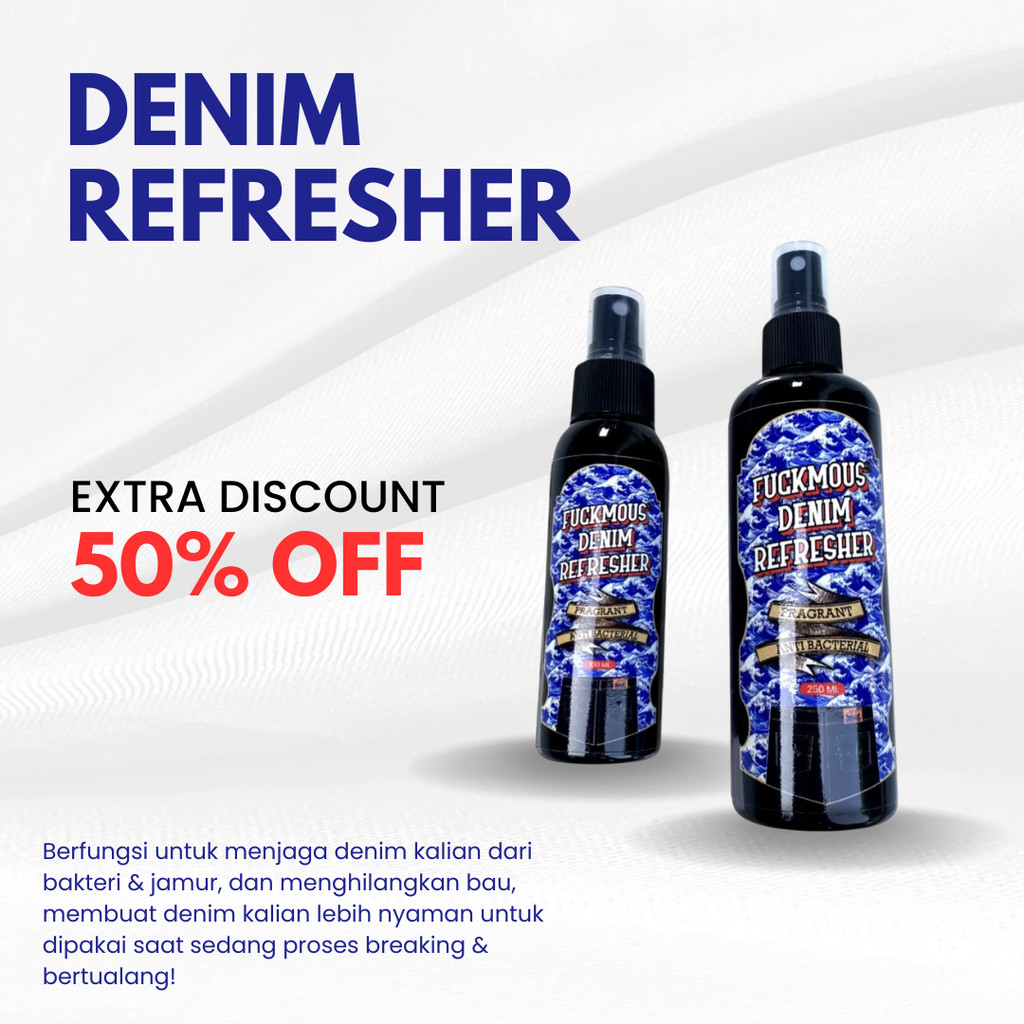 Jual Fuckmous - Denim Refresher 250ml Kualitas Premium Bubble Gum ...