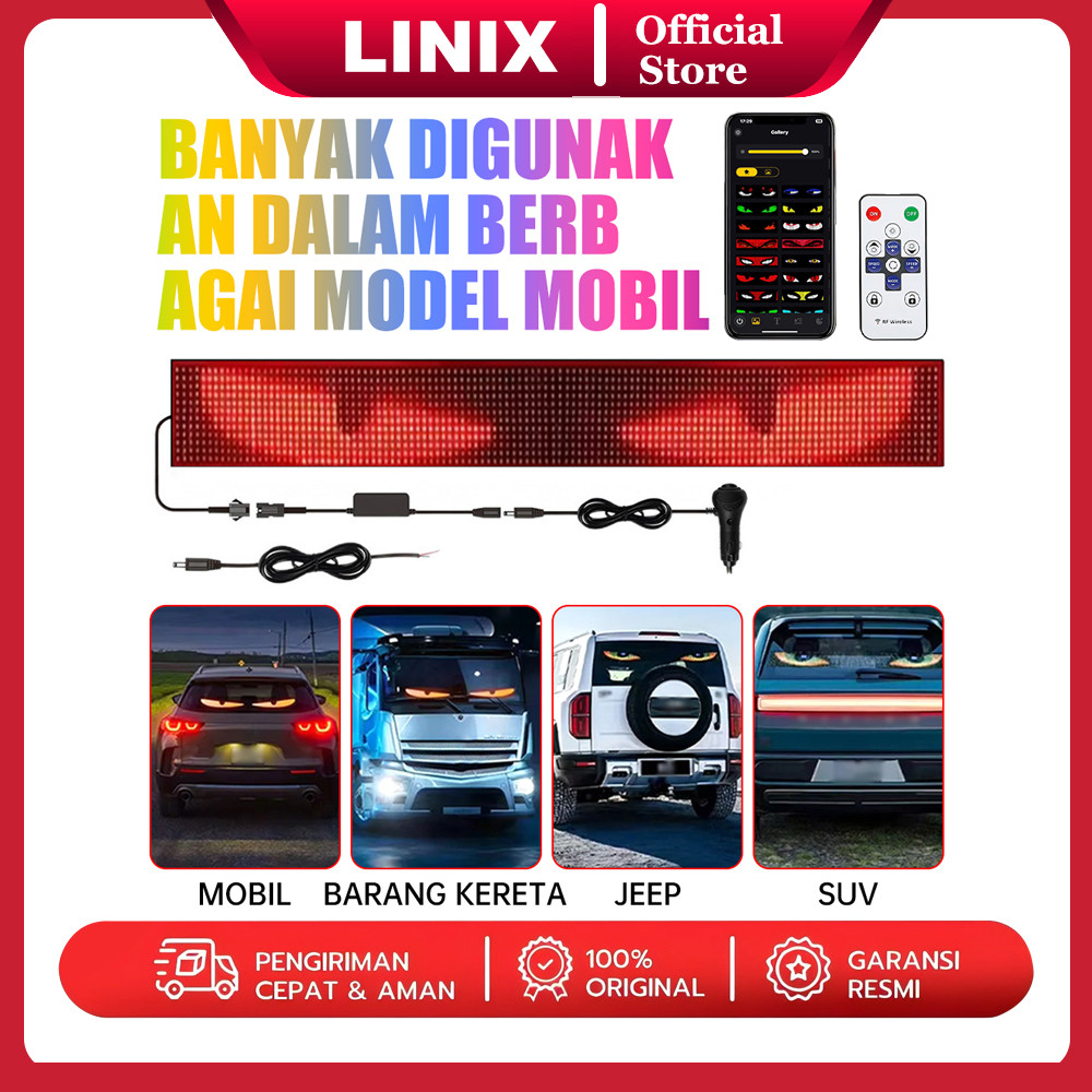 Jual Animasi Mata Bergerak Running Text Terbaru Panel P5 Slimm Viral ...