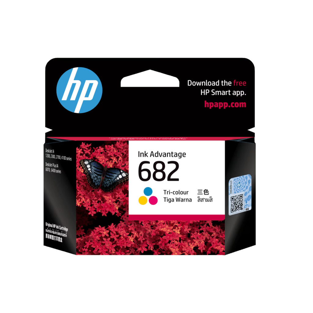 Jual HP Ink Cartridge 682 Tri-color Original | Shopee Indonesia