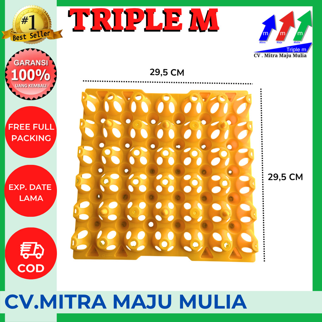Jual EGG TRAY PLASTIK KUNING MERAH BEBEK AYAM KECIL 1 PCS - Tempat ...