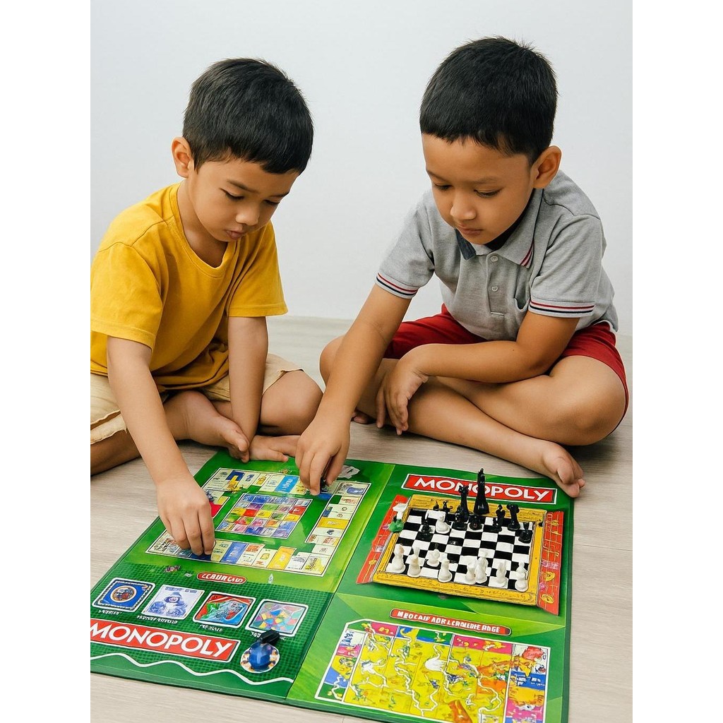 Jual WINNO - Game Monopoly 4 in 1 Mainan Anak Remaja Dewasa Paket 4 ...