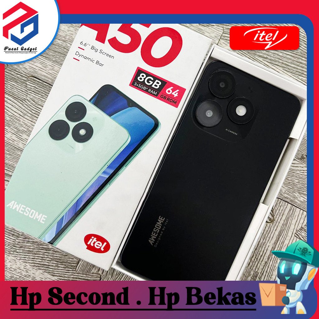 Jual Itel A50 Ram 4/64GB | Ram 3/64GB | Ram 3/128GB Second Grade A ...