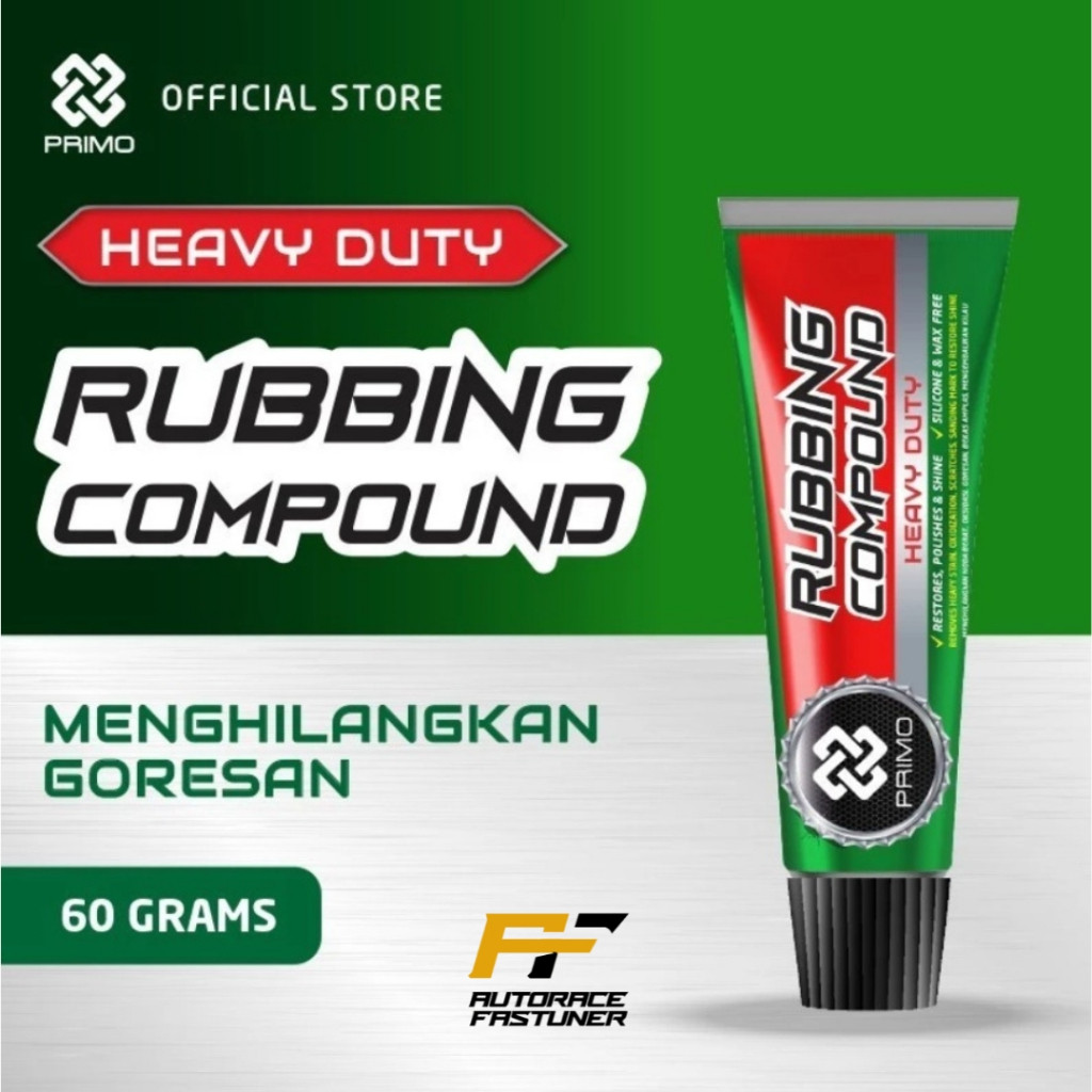 Jual PRIMO Rubbing Compound Heavy Duty 60 gr kompon poles penghilang ...