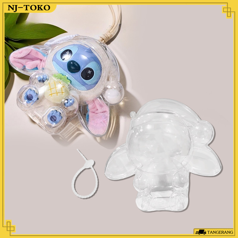 Jual Stitch Cartoon Toy Acrylic Storage Case Transparent Protective ...