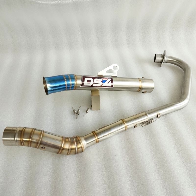Jual DS4 blue tip Super open spec pipe 1set for Tmx125 Tmx 155 Rusi ...