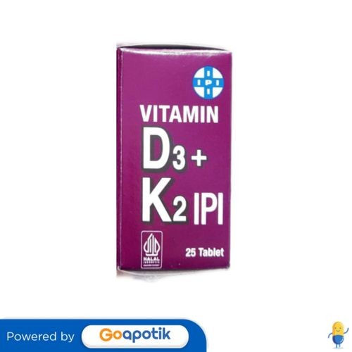 Jual Ipi Vitamin D3 + K2 Botol 25 Tablet | Shopee Indonesia