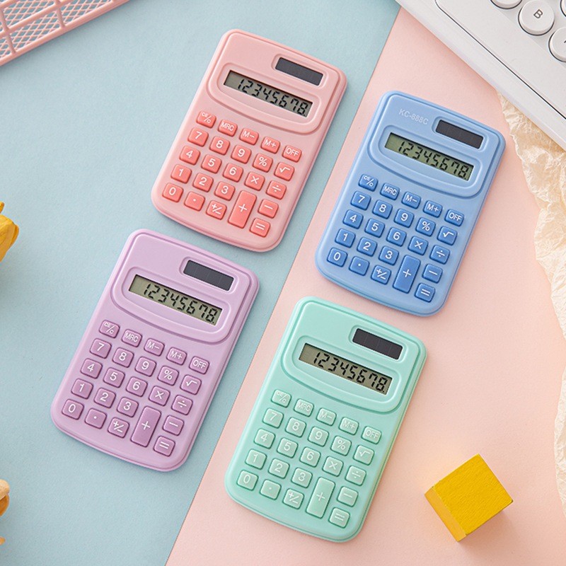 Jual Market1688 Kalkulator Mini Warna Warni Pastel Kalkulator Kecil 8 ...