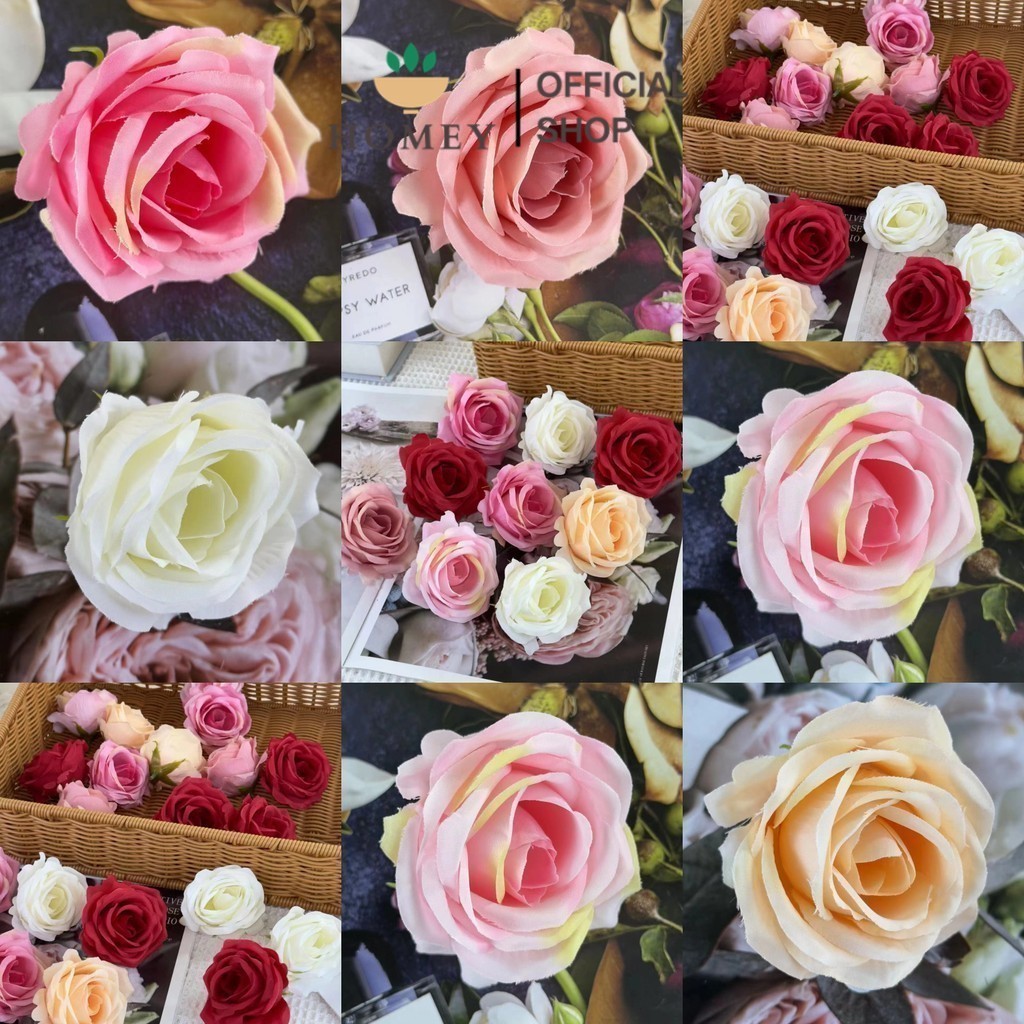 Jual HOMEY - KTM14 SETUM 7cm Kepala Kuntum Peony Putik Kuntuman bunga ...