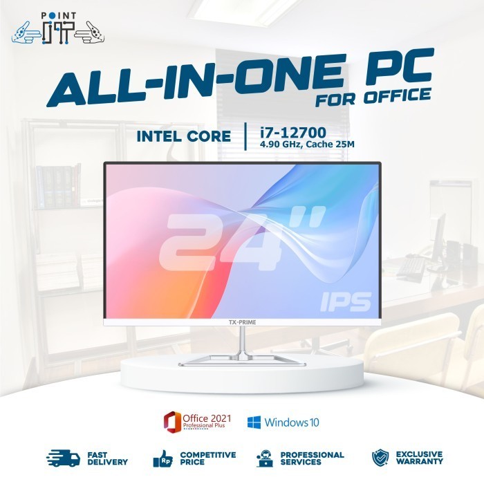 Jual All In One PC AiO TX-PRIME for Office Intel Core i7-12700 / 16GB ...